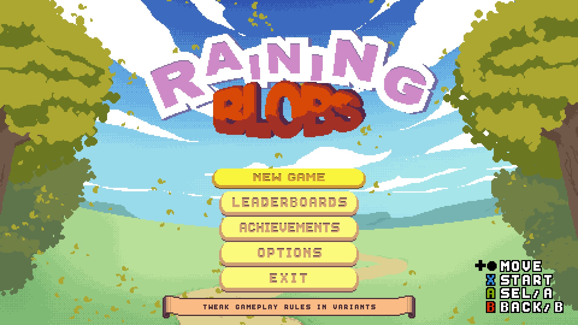 Blockbuster Gaming – Raining Blobs | Player2.net.au