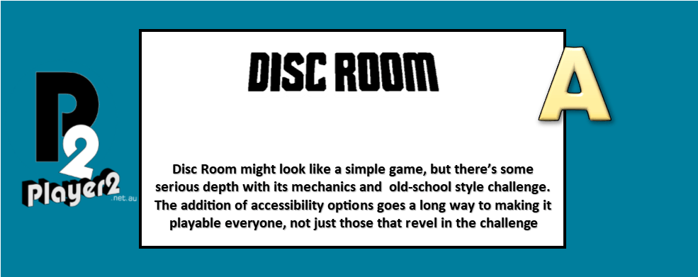 Disc Room - Simple Yet Compelling | Player2.net.au