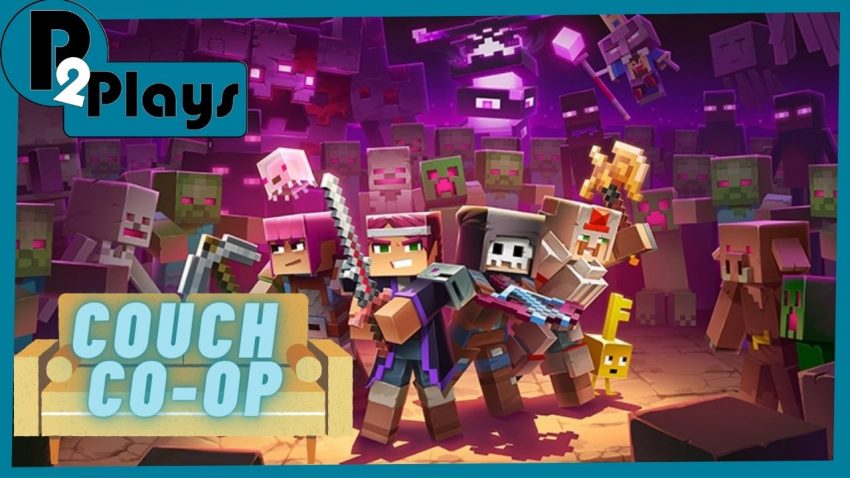 P2 Plays – Couch Co-op – Minecraft Dungeons | Player2.net.au