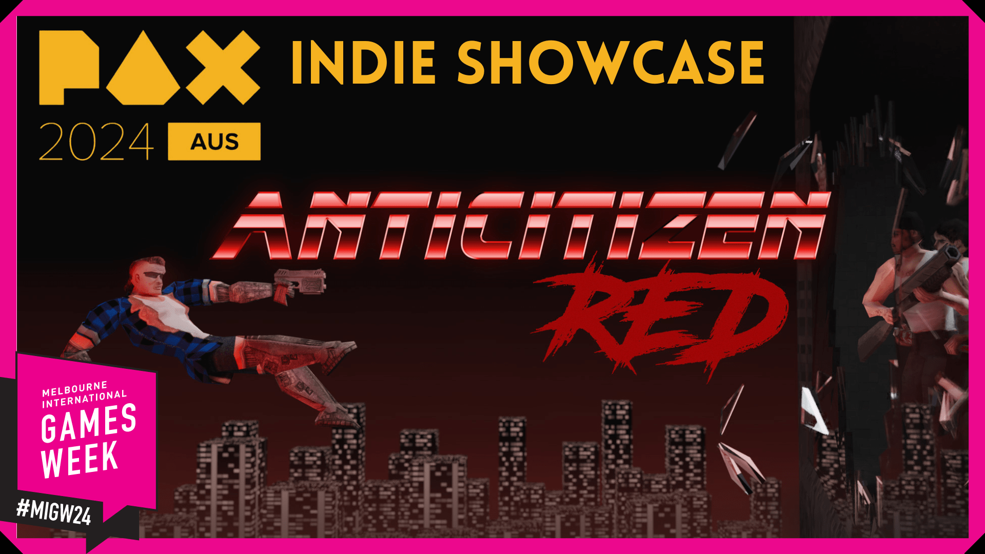PAX AUS Indie Showcase 2024 – Anticitizen Red | Player2.net.au